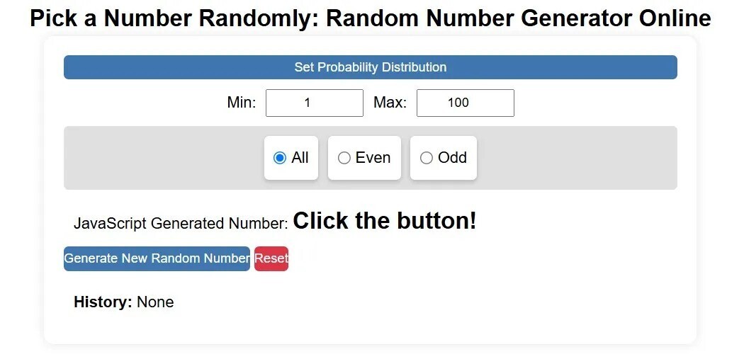 Random Number Picker: ToolsKitPro